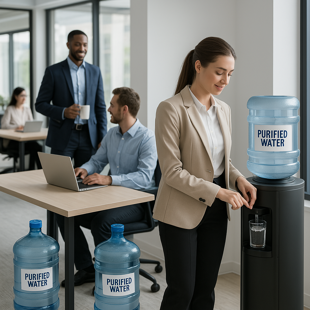 Garrafones de agua purificada para empresas: solución eficiente
